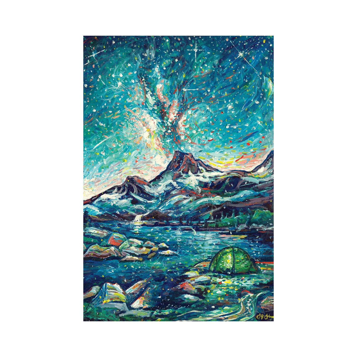 Alpen Home Alpine Bliss by Jeff Johnson - Wrapped Canvas Painting ...