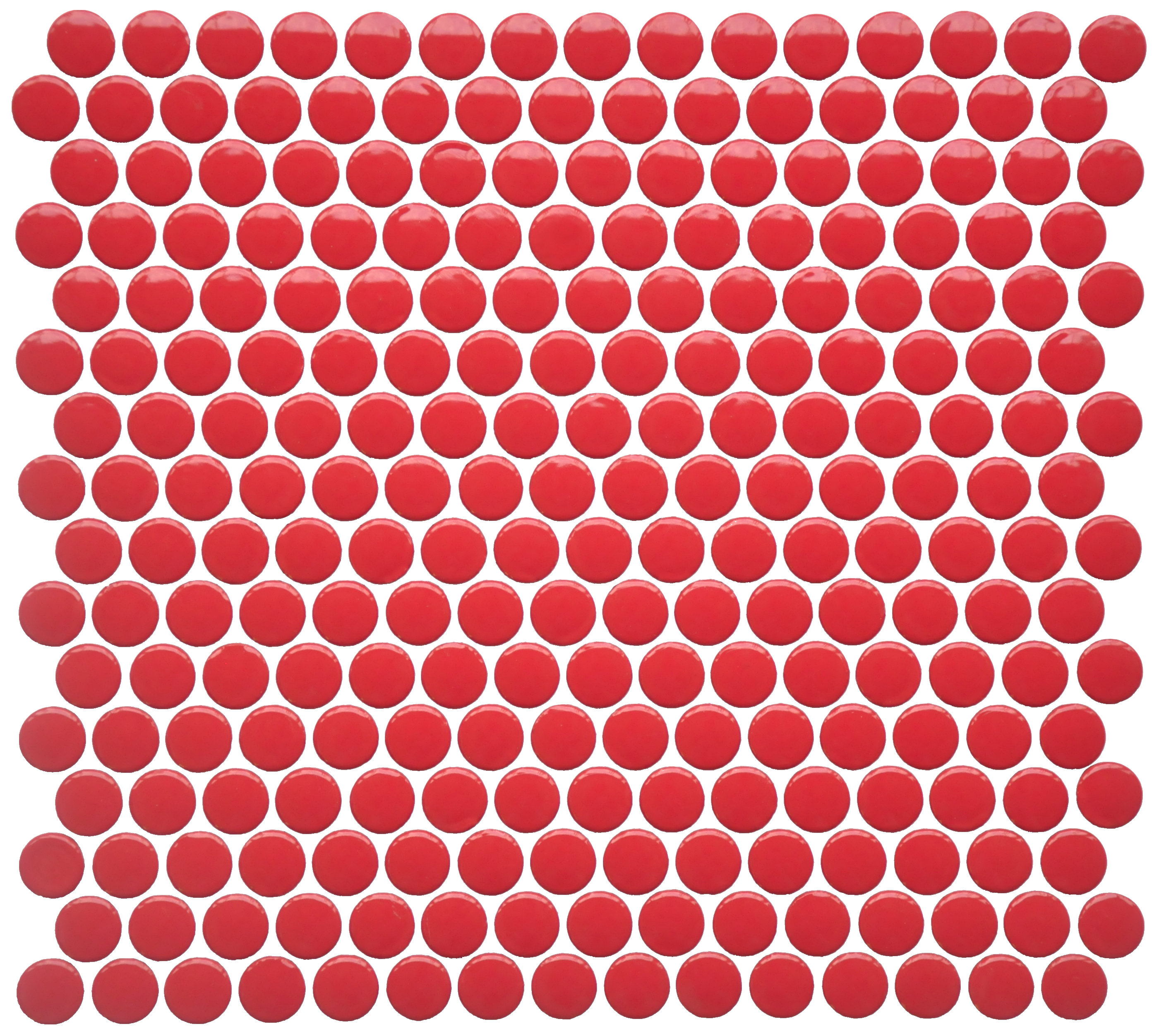 Roca Tiles BG Red Penny Round 12x12 Mos Wall & Floor Tile & Reviews ...