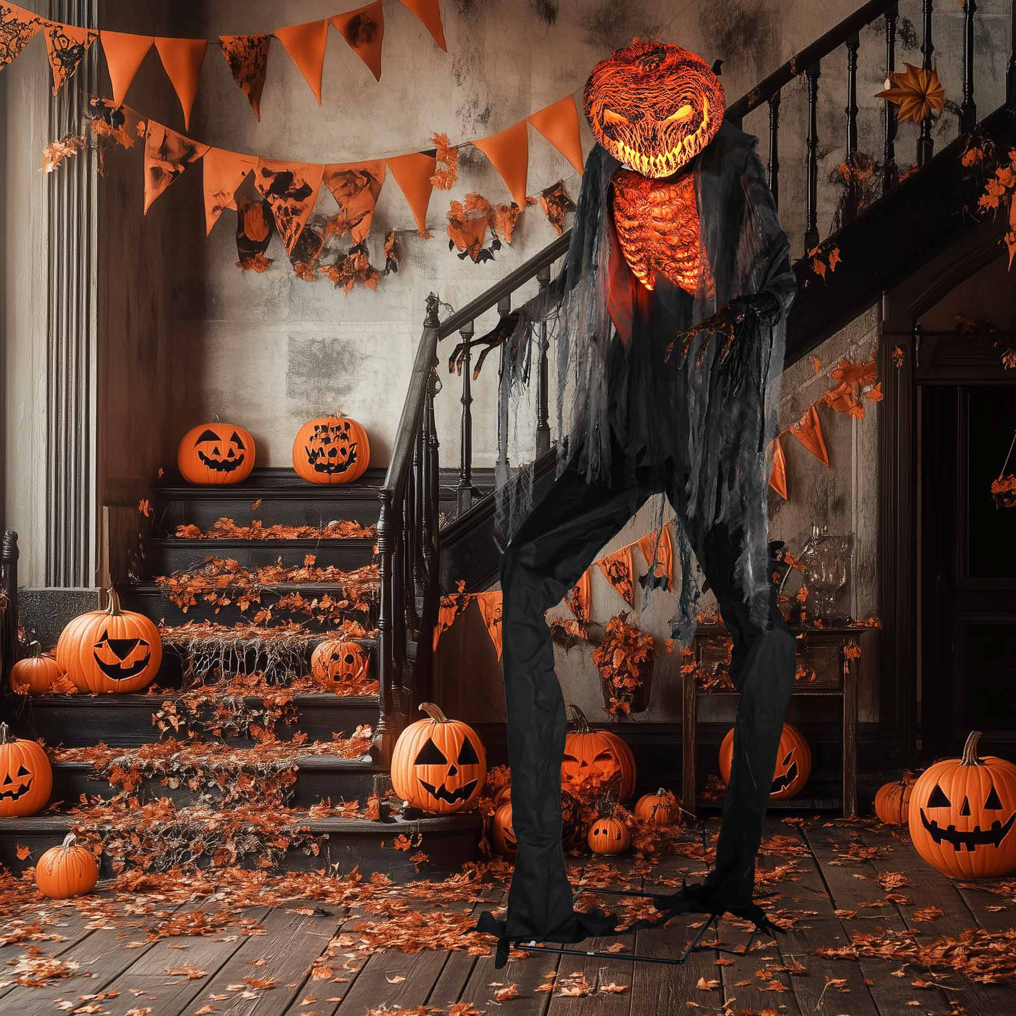 Yescom 7 Ft Scary Giant Large Animated Halloween Decorations Evil ...