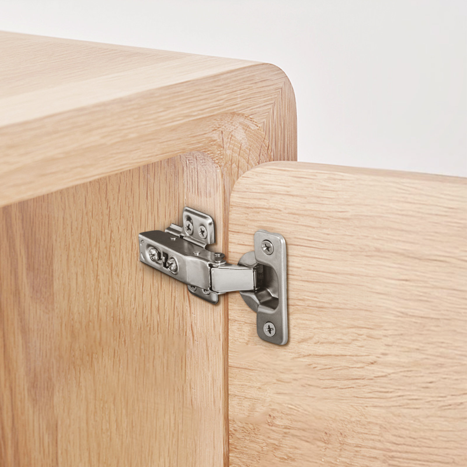 VEVOR Cabinet Door Hinges Full Overlay Soft Close for Frameless Type ...