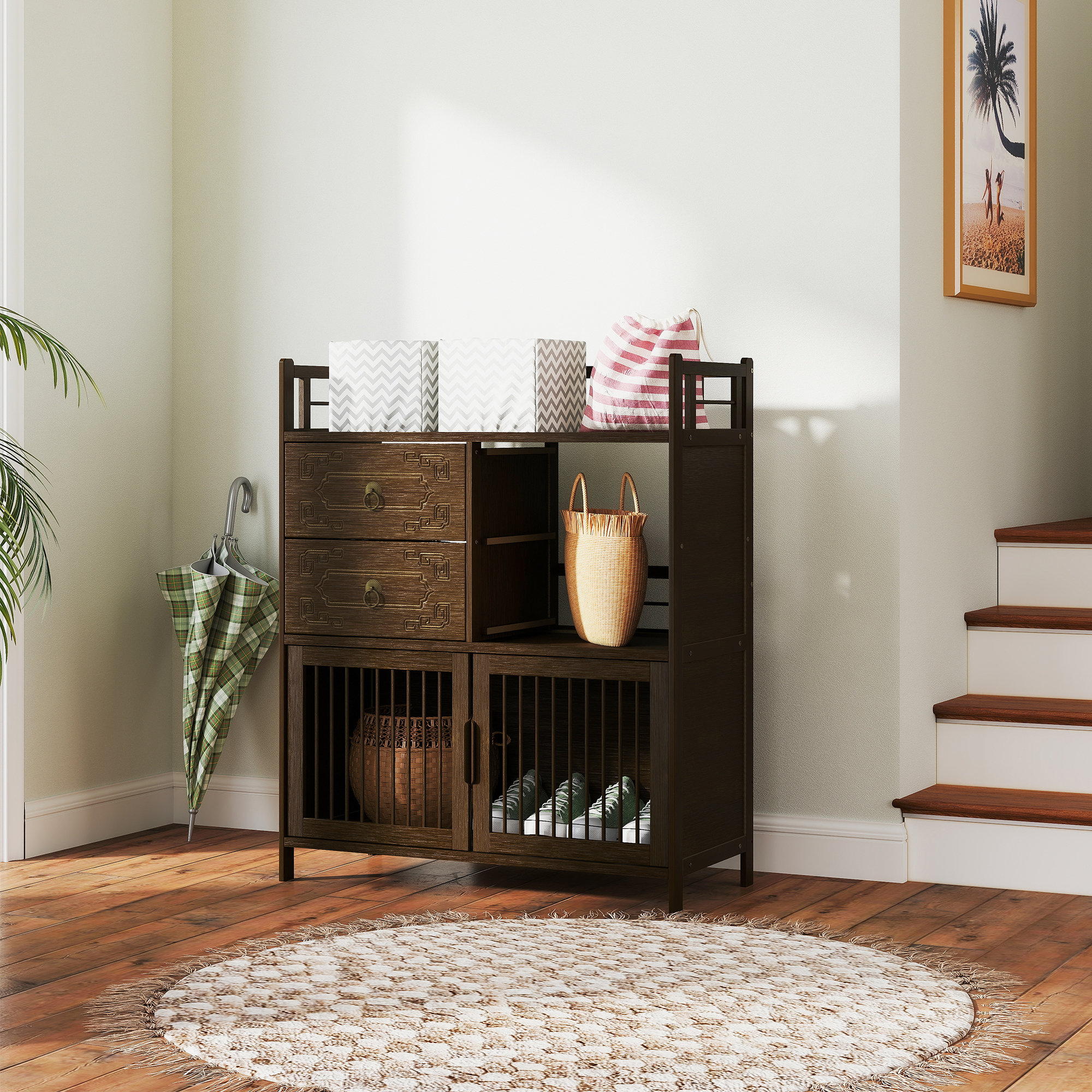 Winston Porter Storage Cabinet With 2 Drawers - Wayfair Canada