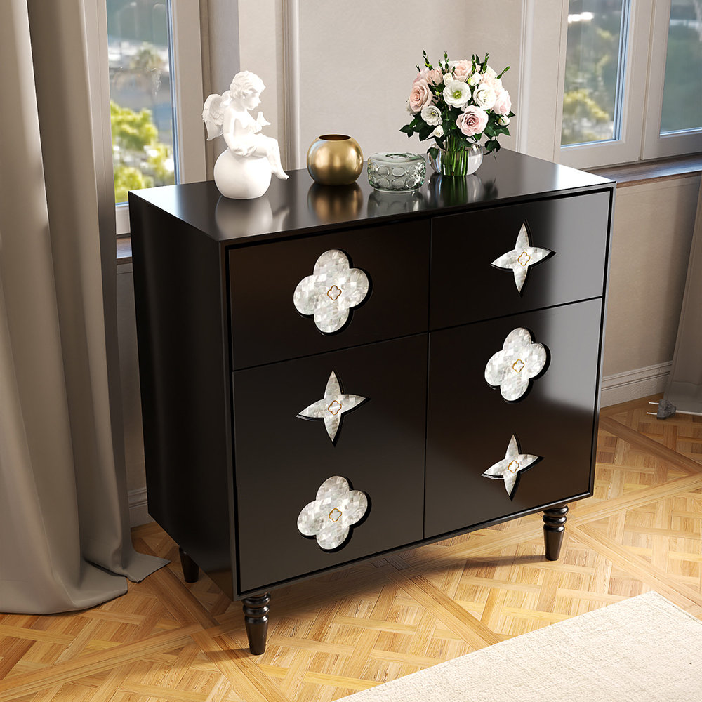 Vivid Space Creation Creative Natural Shell Decor Sideboard - Wayfair ...