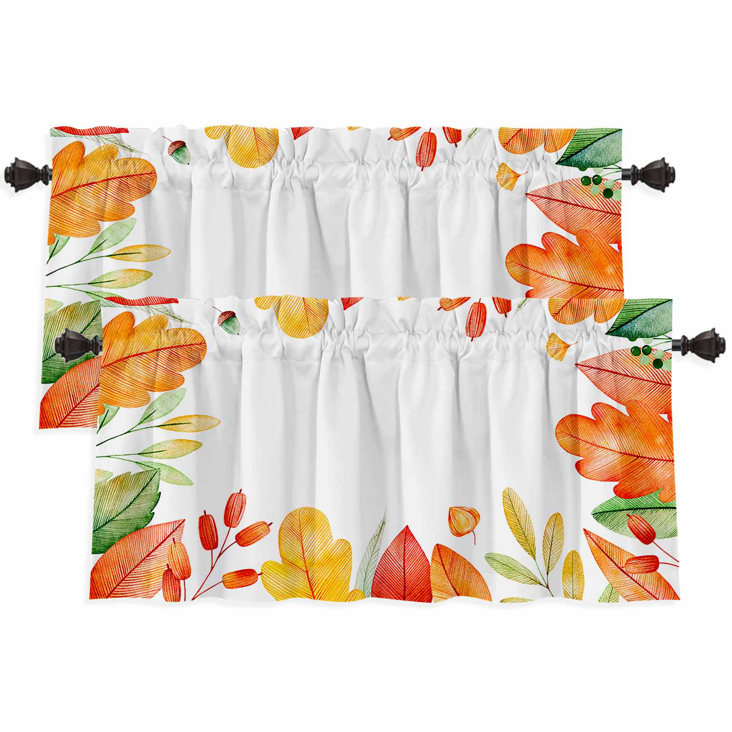 Ophelia & Co. Green 52"W Colorful Autumn with Bright Fall Window ...