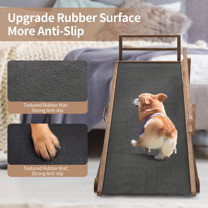 Tucker Murphy Pet™ Dog Ramp,Adjustable Folding Pet Ramp For Bed, Couch ...