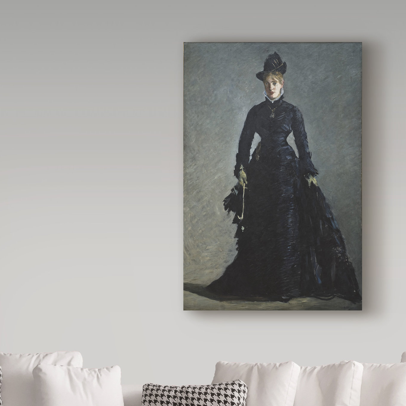 Vault W Artwork A Parisian Lady by Edouard Manet Oil Painting - Wrapped ...
