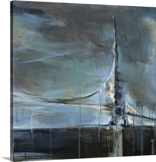 Canvas On Demand 'Across the Bay' by Terri Burris Painting Print on ...