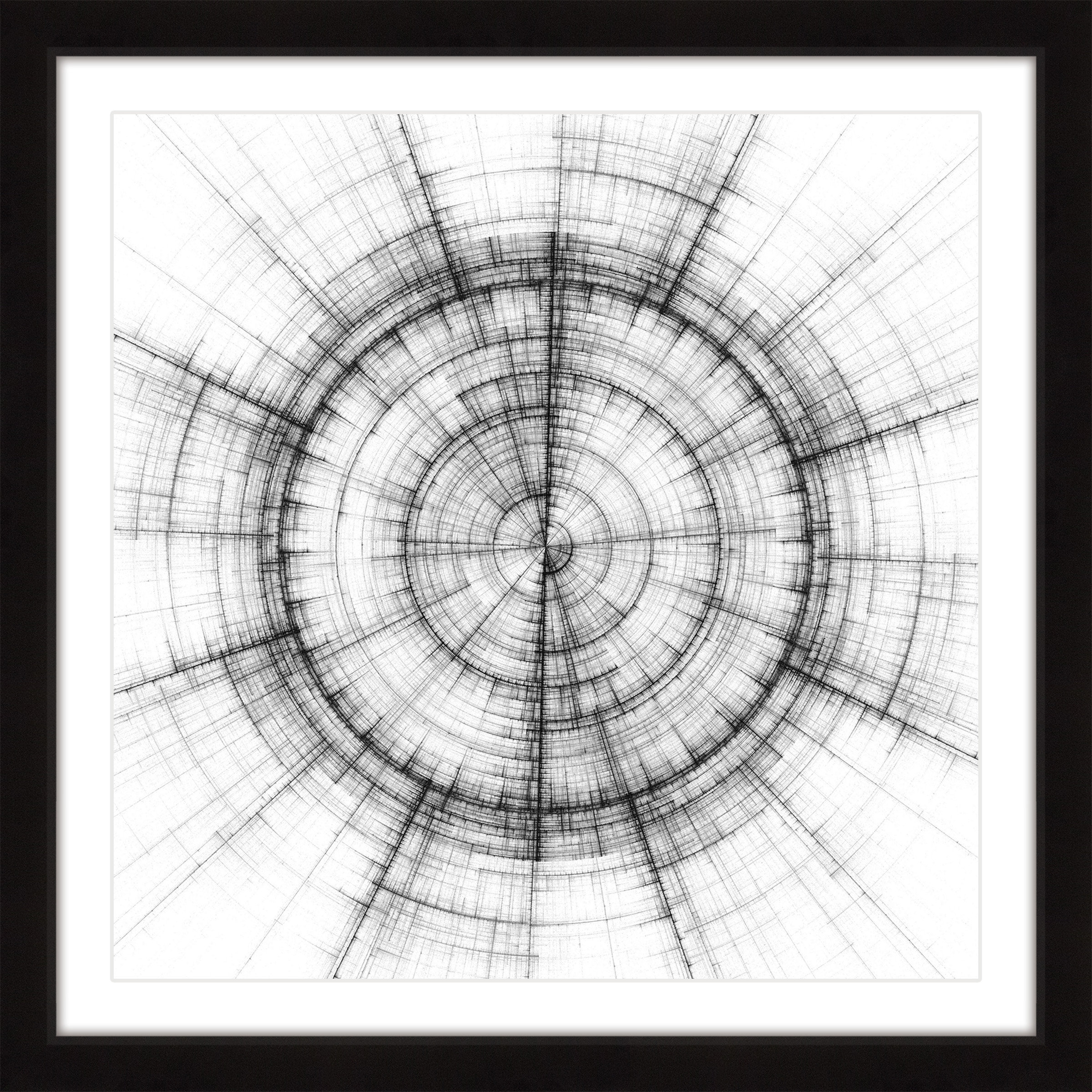 Marmont Hill 'Torqued Motion' Picture Frame Graphic Art Print on Paper ...