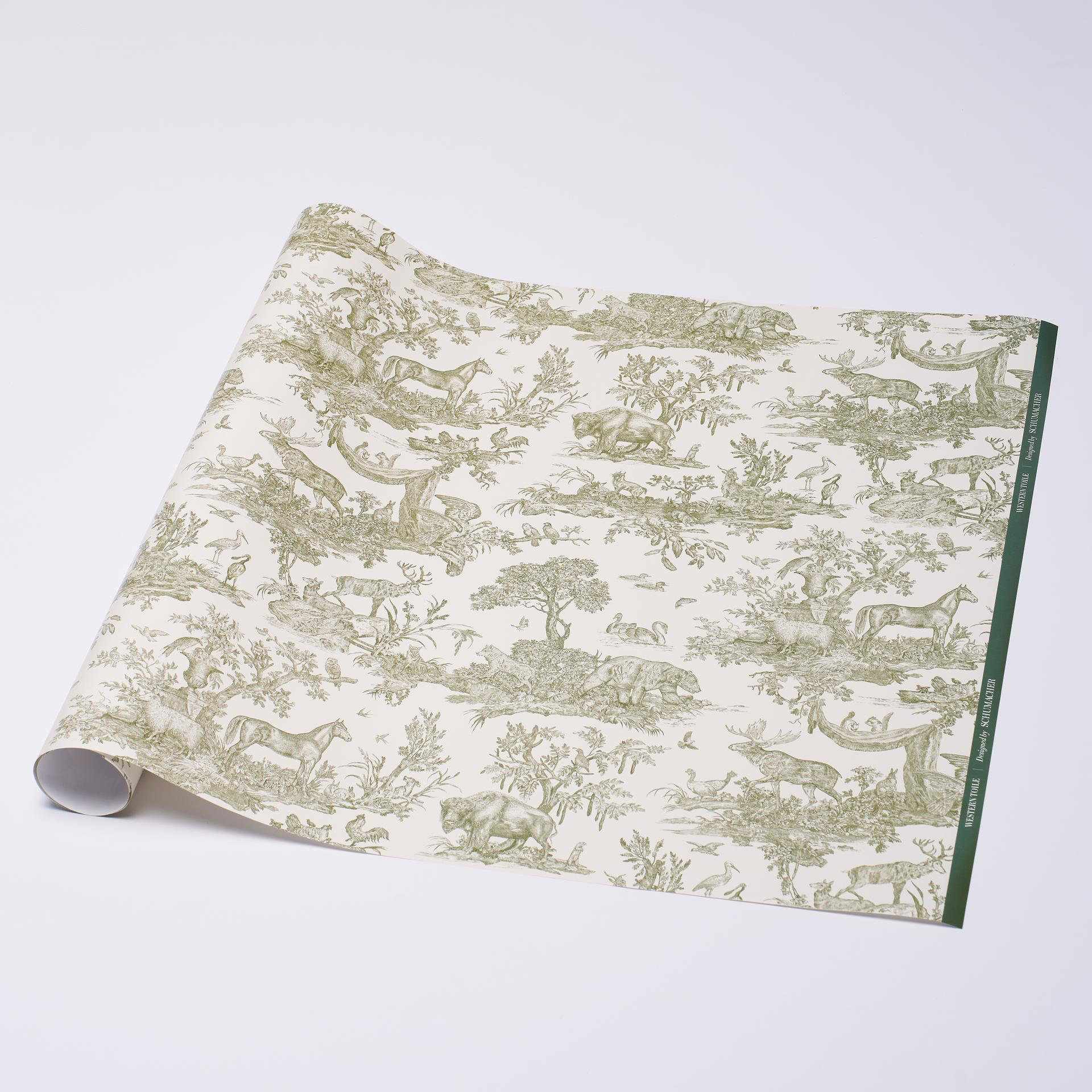 Schumacher Western Toile Wrapping Paper | Wayfair