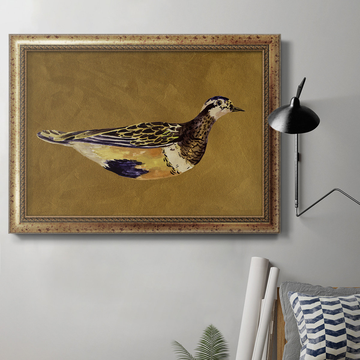 Rosalind Wheeler Feathered Friend II - Picture Frame Print on Canvas ...