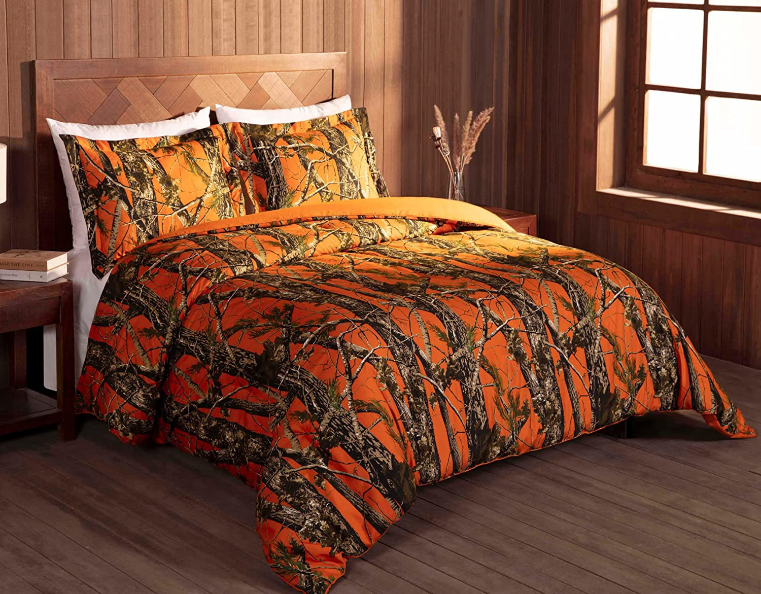 East Urban Home Nature Forest Woods Camouflage Comforter Set Cabin ...