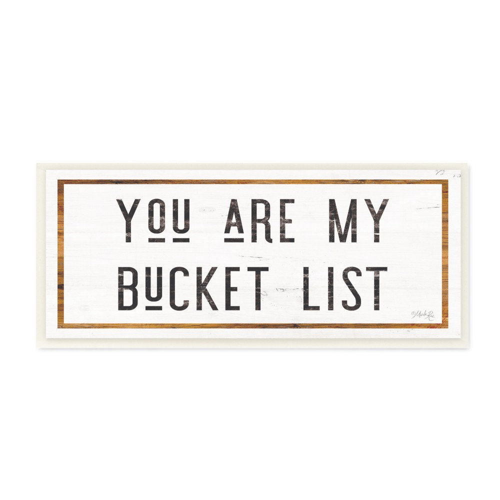 Ebern Designs You Are My Bucket List Panoramic Graphic Art Print Set on ...