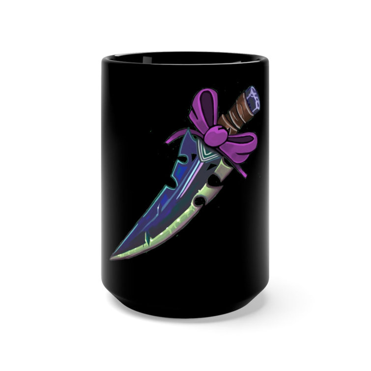 East Urban Home Pink Ribbon Dagger Black Mug 15Oz - Wayfair Canada