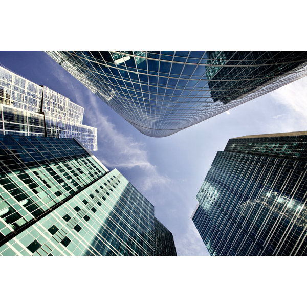 17 Stories High-Tech Facade Design by ST-art - Wrapped Canvas Art ...