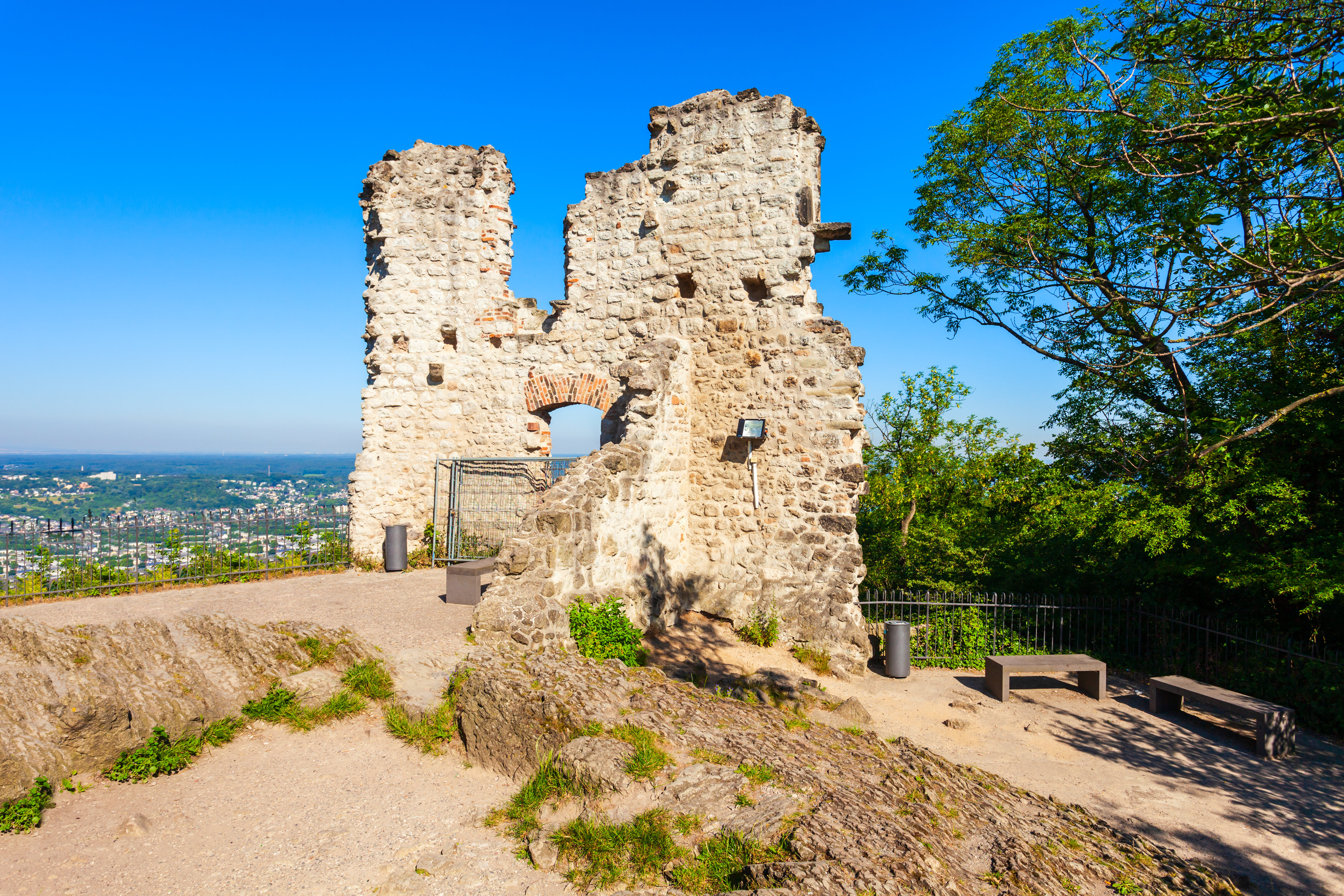 17 Stories Burgruine Drachenfels Ruined - Wrapped Canvas Photograph ...