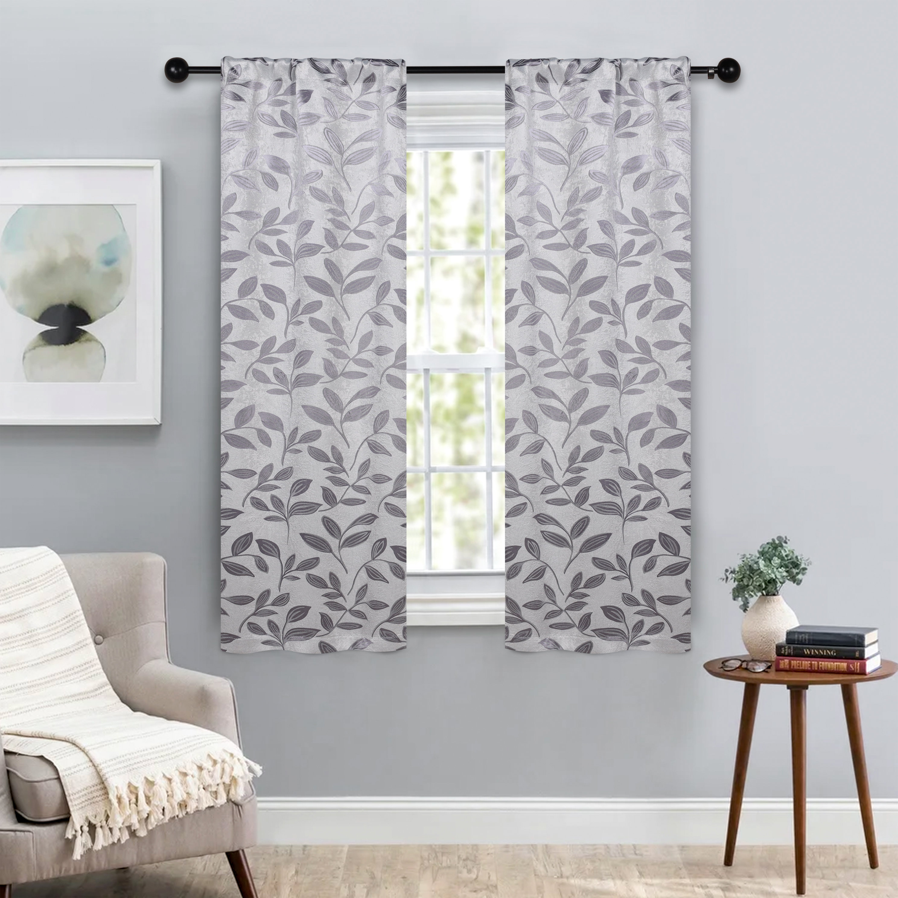Laurel Foundry Modern Farmhouse® Finklea Floral Room Darkening Rod ...