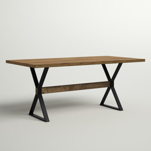 Rectangular Wood Kitchen & Dining Tables You'll Love | Wayfair