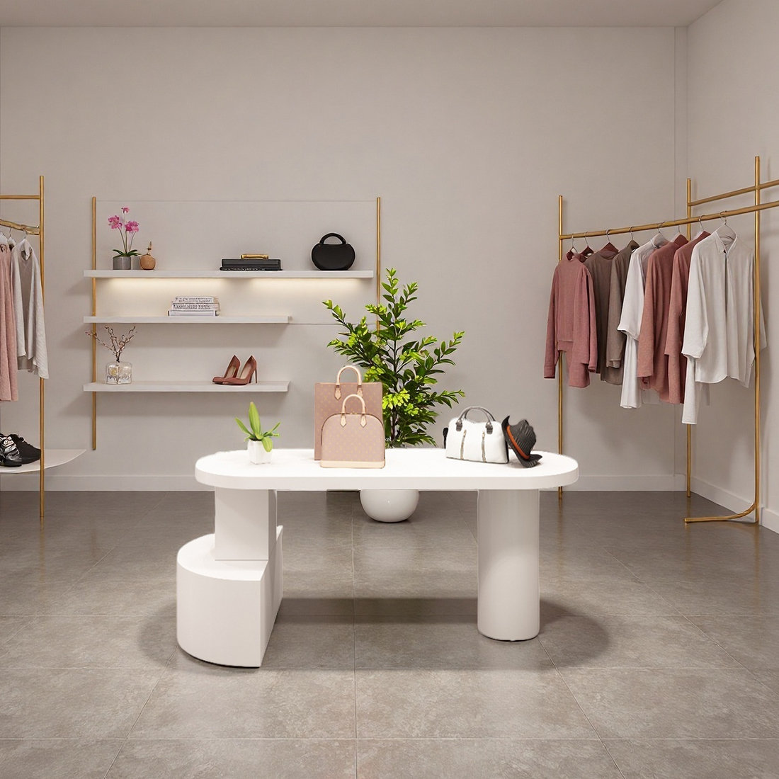 Orren Ellis Simple display stand of the clothing store - Wayfair Canada