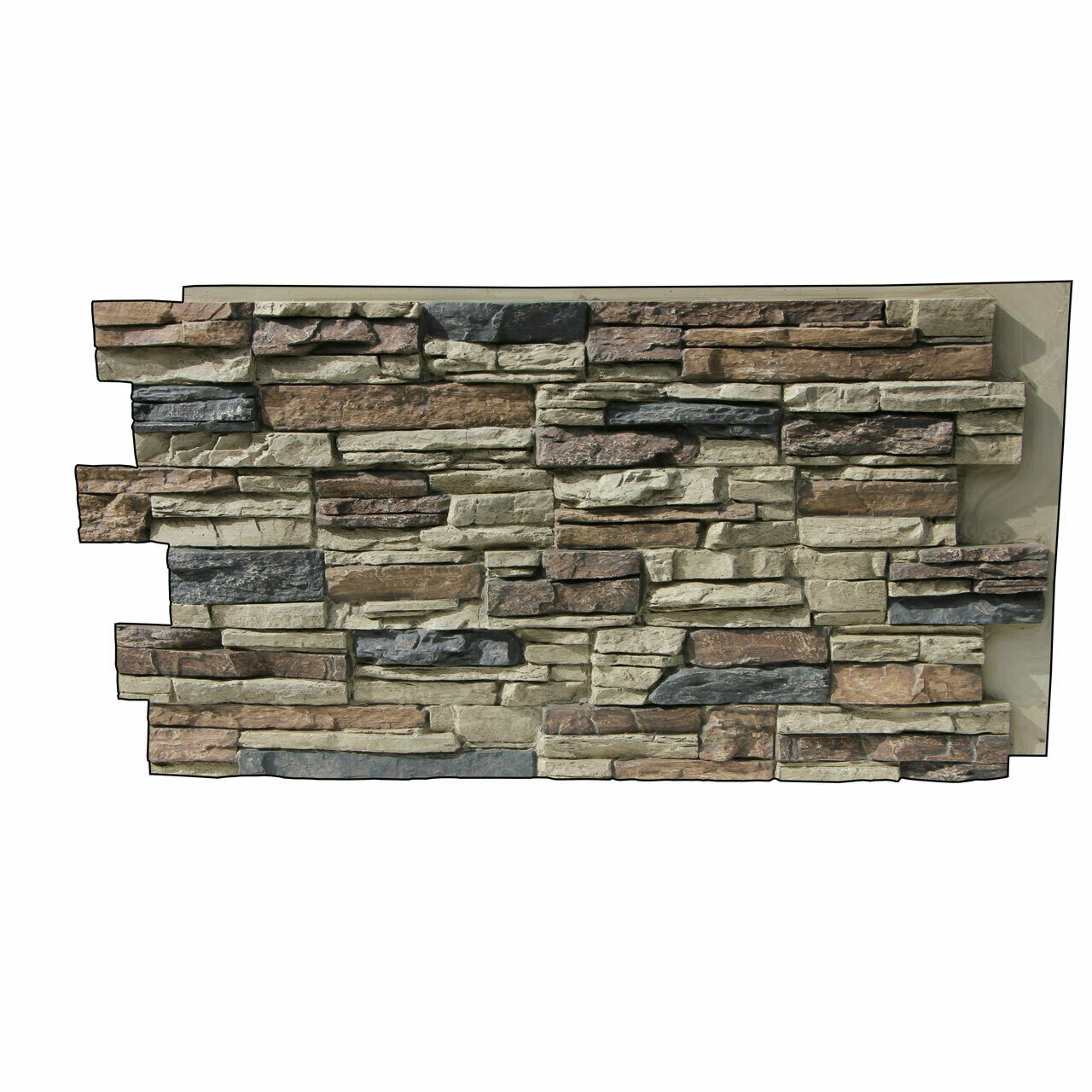 FromPlainToBeautifulInHours Lightning Ridge 24" x 48" 3D Wall Panel in ...