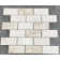 Miletos Stone Collection Shellstone 2" x 4" Travertine Mosaic Tile ...