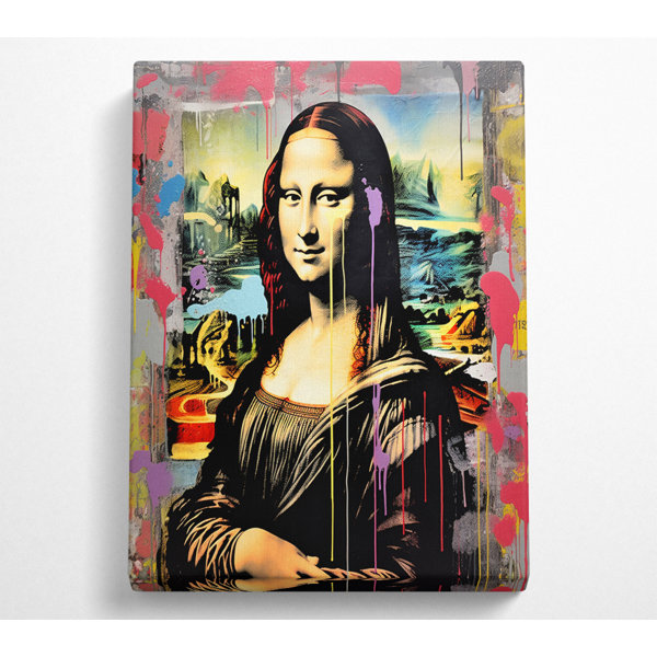 Bright Star Mona Lisa Urban - Wrapped Canvas Print | Wayfair.co.uk