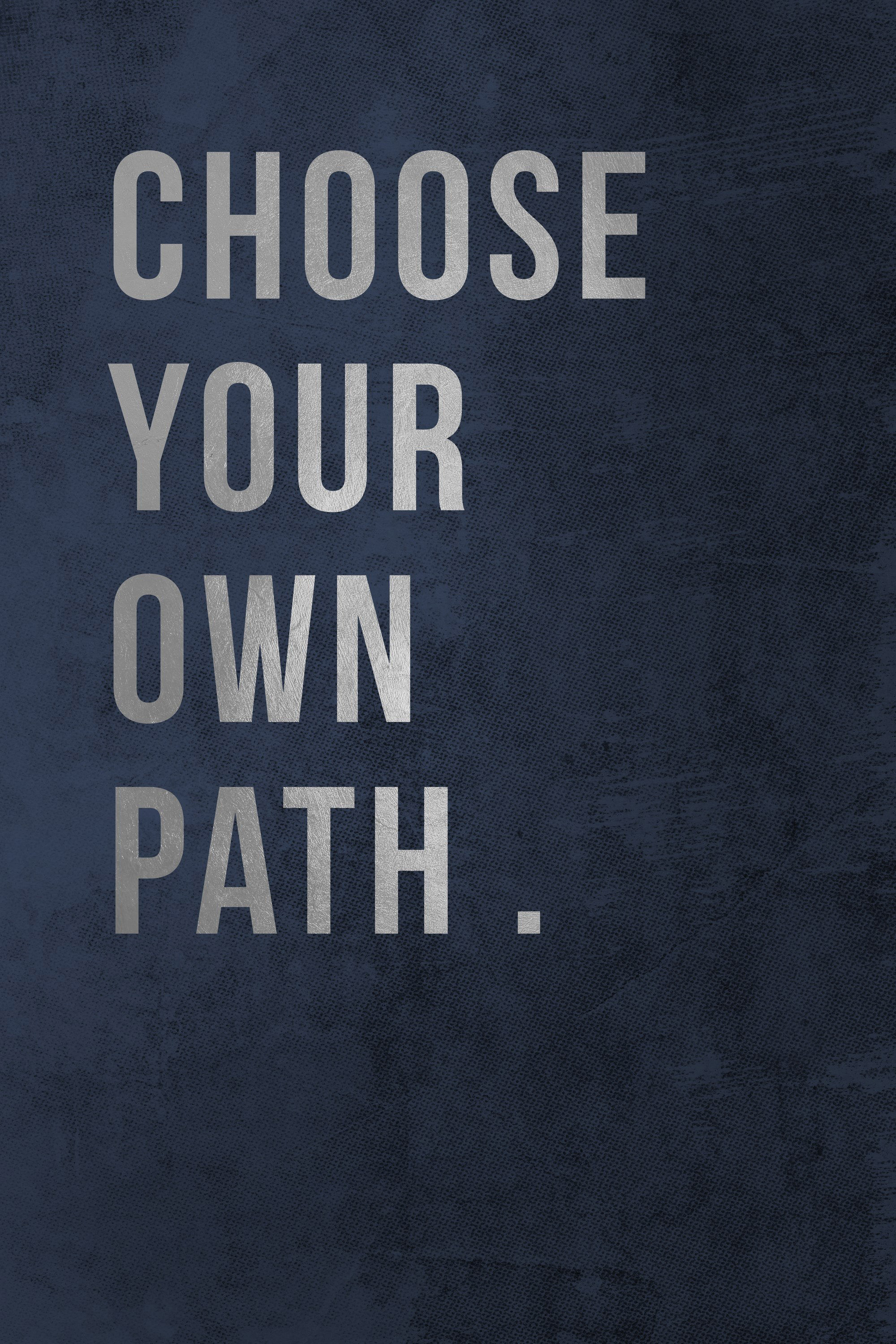 Ebern Designs 'Choose Your Own Path' - Wrapped Canvas Textual Print ...
