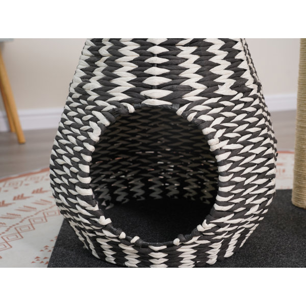 PetPals 49" Handwoven Cat Tree with Feather Toy & Reviews | Wayfair