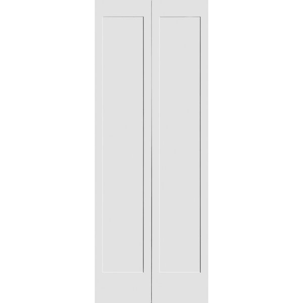 Trimlite Primed 1 Panel Shaker Bi-Fold Door & Reviews | Wayfair