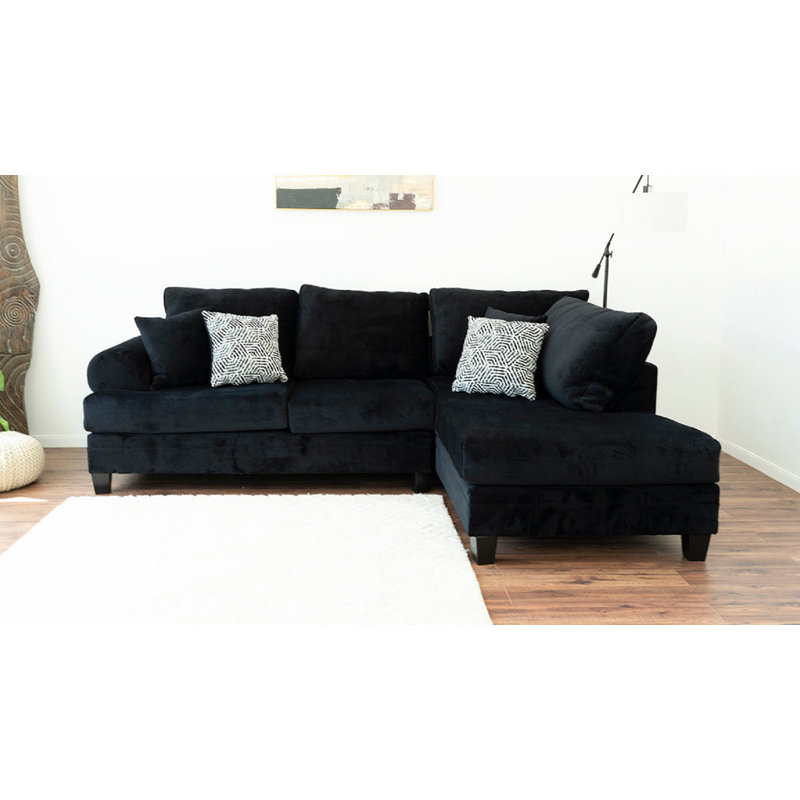 Mercer41 Rouchon 2 - Piece Upholstered Sectional | Wayfair