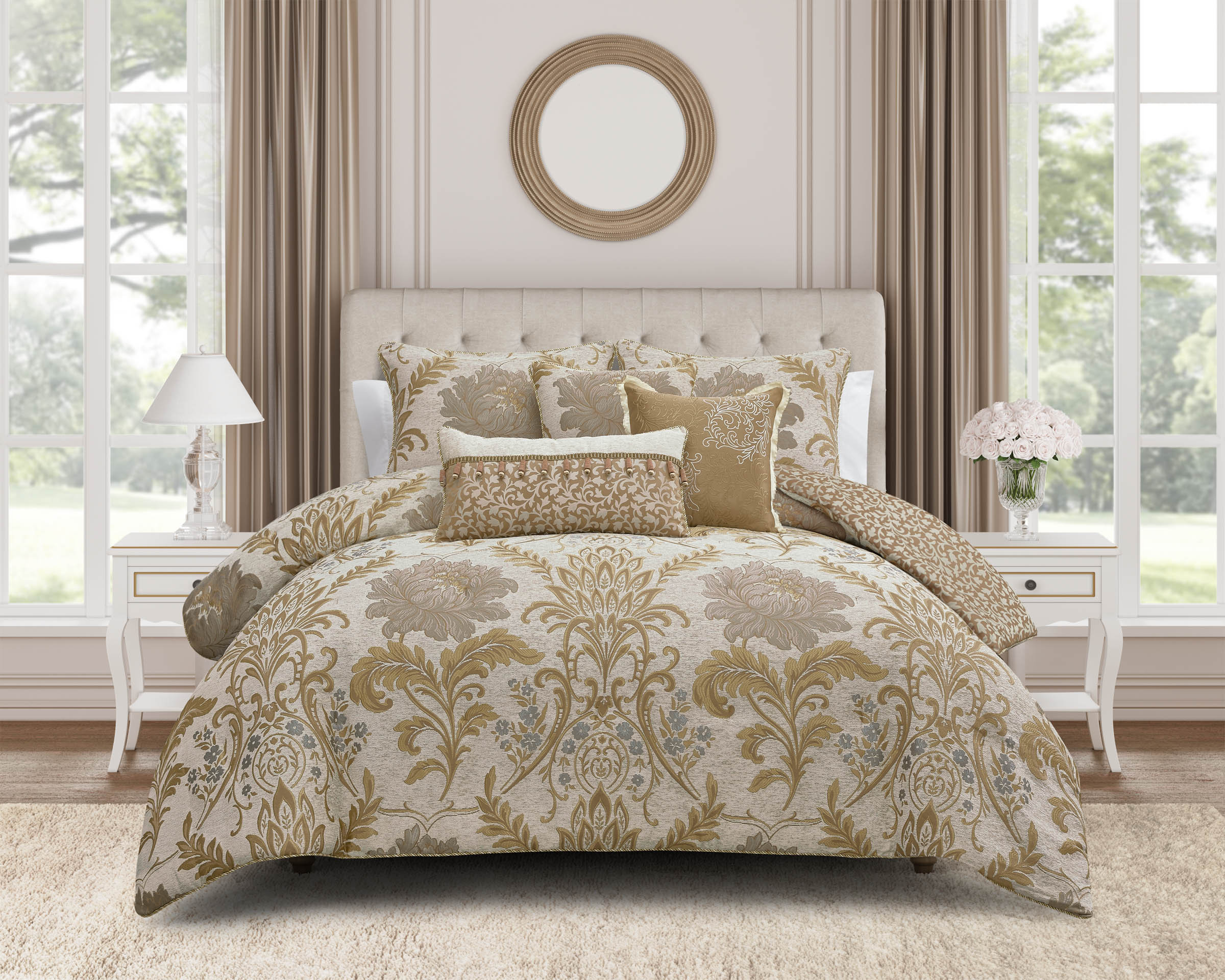 Waterford Bedding Ansonia 3pc King Comforter Set & Reviews | Wayfair