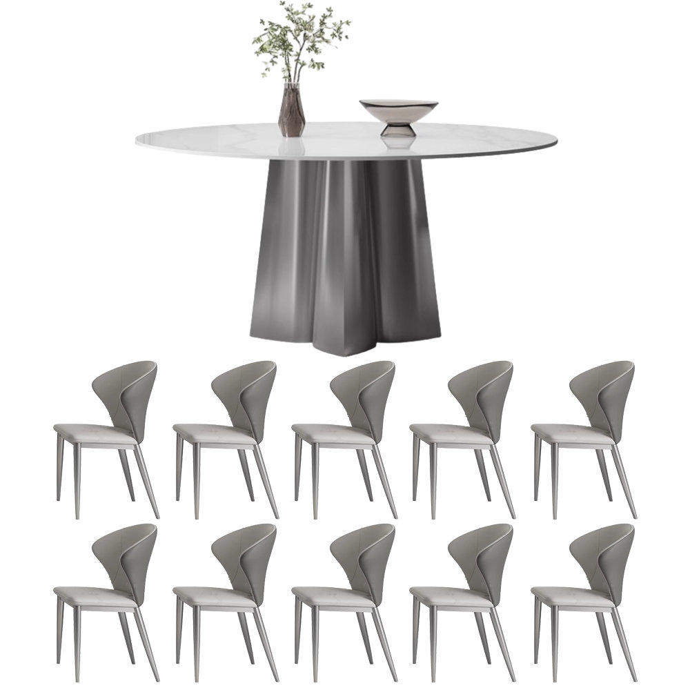 A Zoetic Home High-end imported round dining table and chair | Wayfair