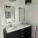 Ledel Modern & Contemporary Rectangle Bathroom Vanity Mirror Metal ...