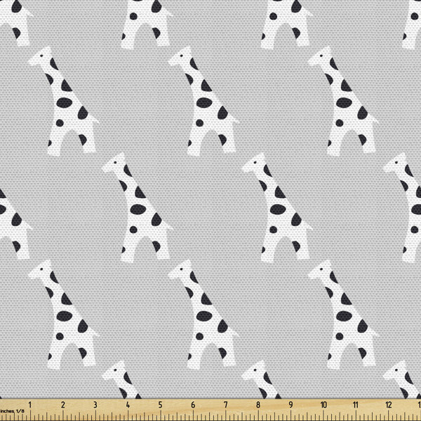 East Urban Home Charlie-Dunbar Continuous with Simplistic Giraffe Multi ...