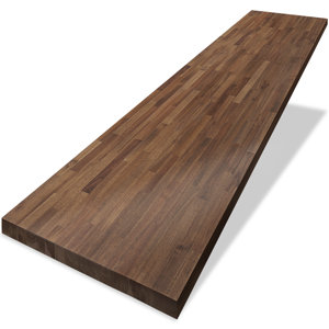 Millwood Pines Gladys Finished Acacia Solid Wood Table Top for DIY Desk ...