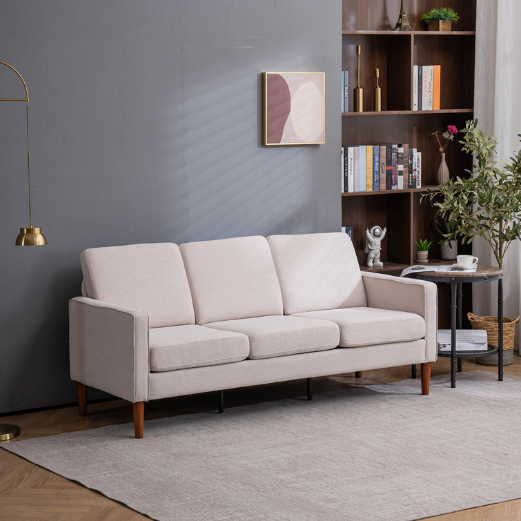 Wade Logan® Charlies 71.3'' Upholstered Sofa & Reviews | Wayfair
