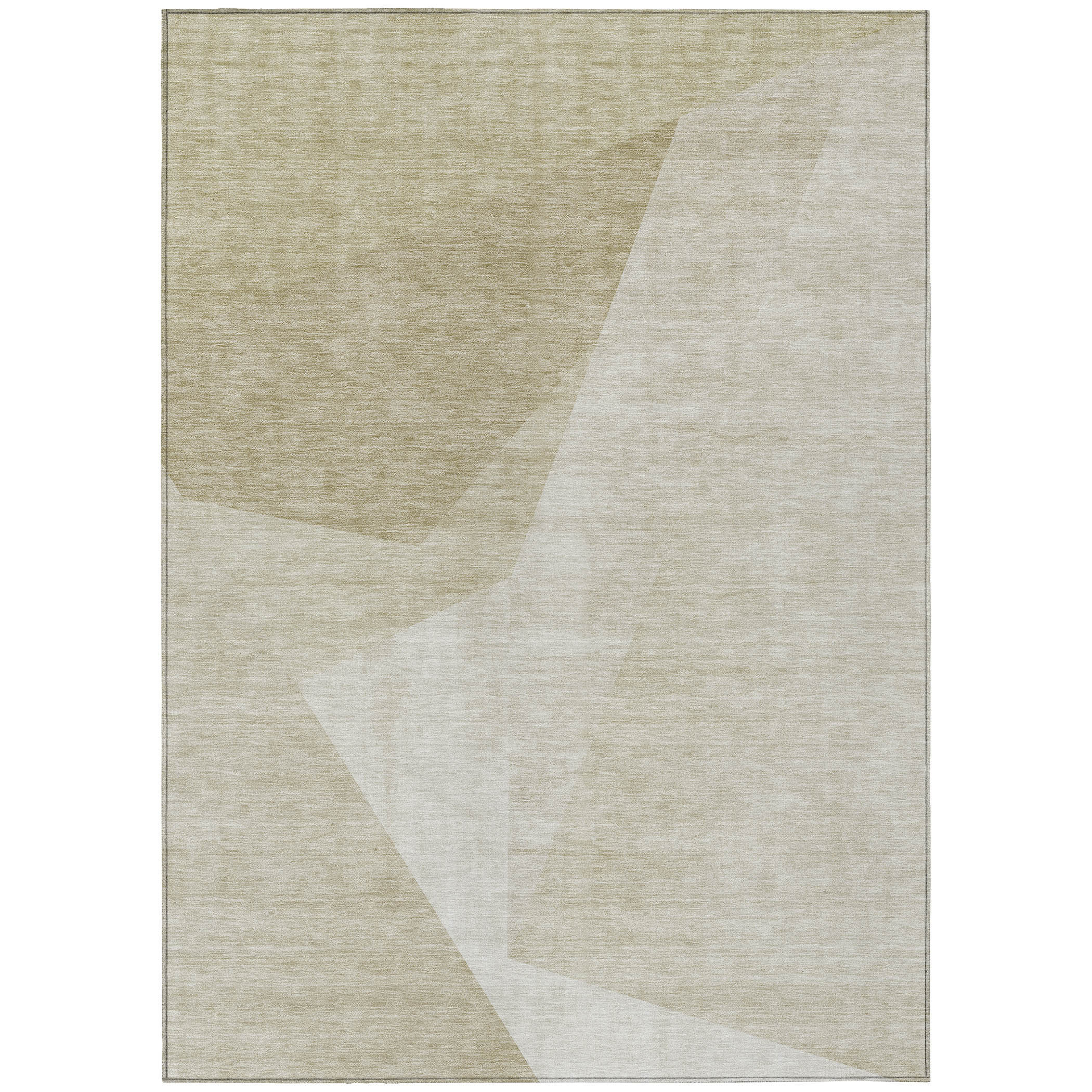 HomeRoots 10' X 14' Taupe Abstract Washable Indoor Outdoor Area Rug ...