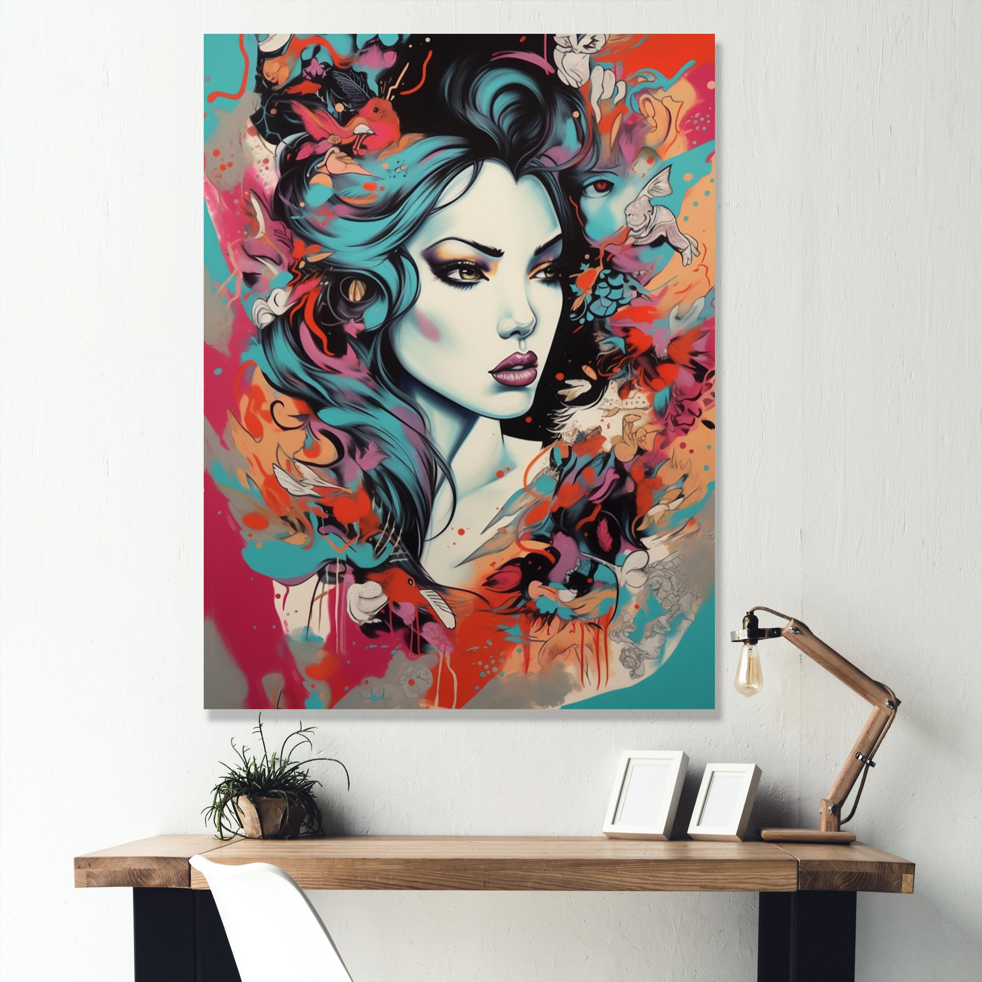 Mercer41 Female Pop Art Portrait VI " Female Pop Art Portrait VI ...