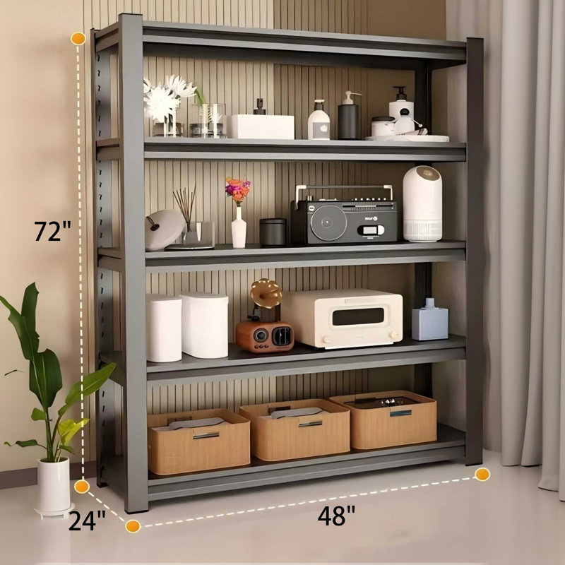 Himimi Delia Metal Height -Adjustable Storage Rack | Wayfair