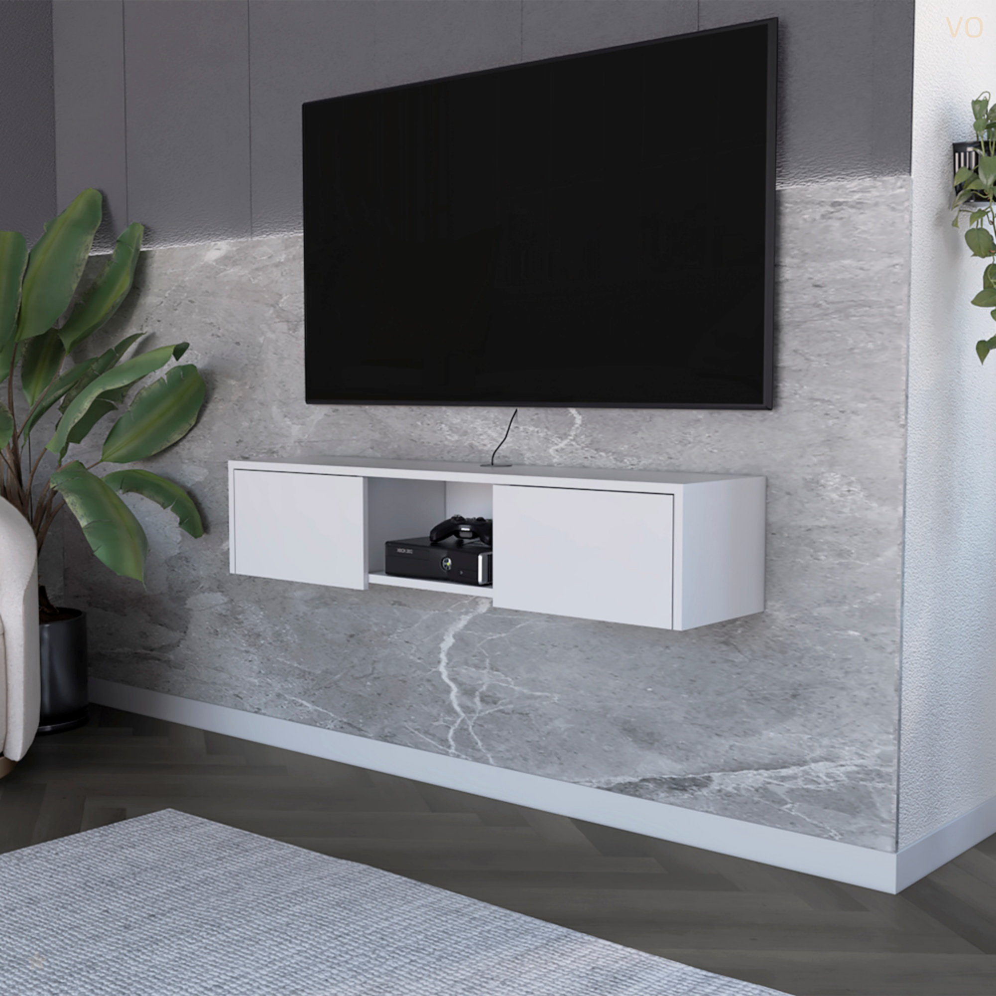 Hokku Designs Floating Tv Stand Watson, Living Room - Wayfair Canada