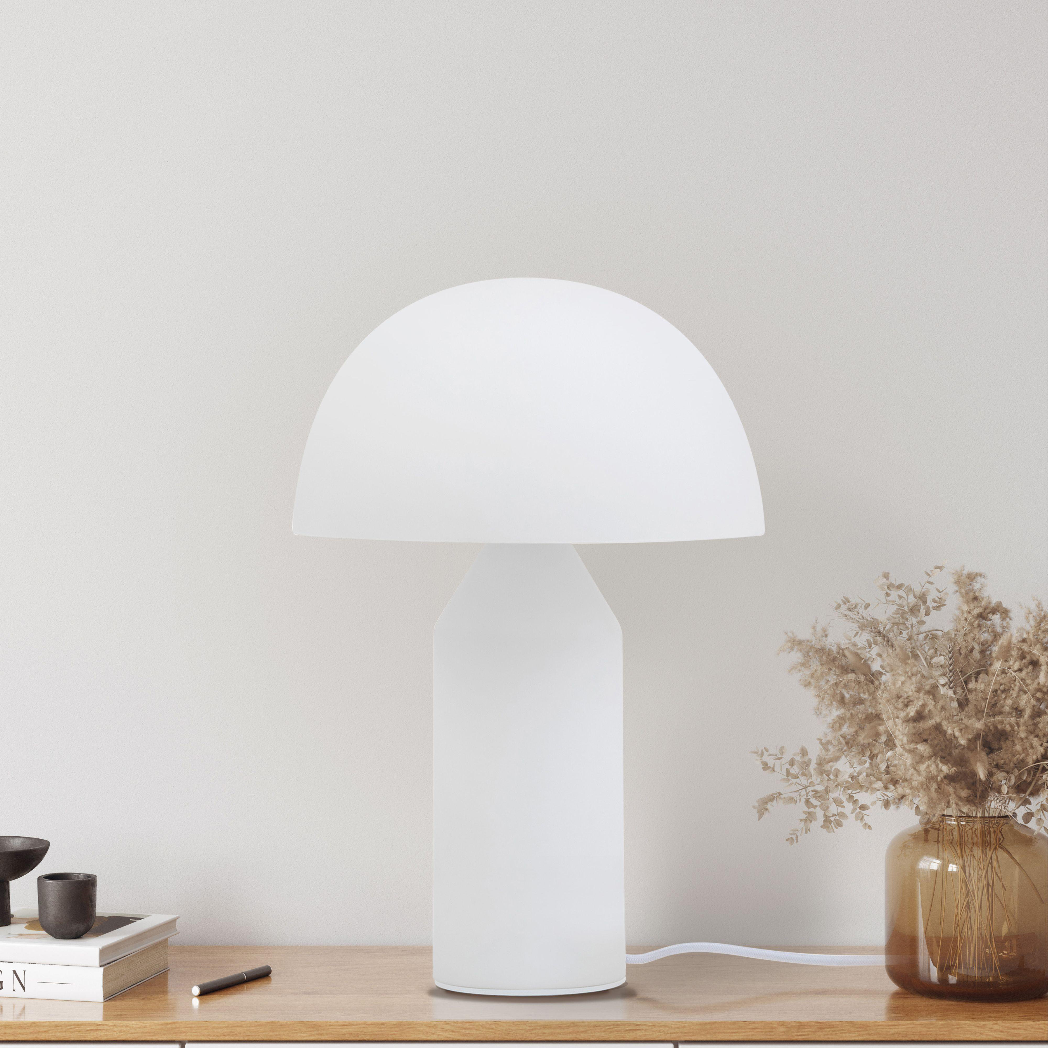 Brightech Venus LED Table Lamp - Contemporary 9.5” Glass Globe with ...