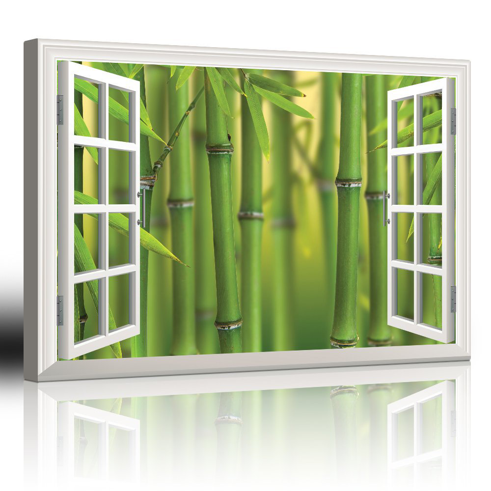IDEA4WALL Window Scenery " Modern White Window Looking Out Into A ...