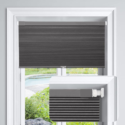 Symple Stuff No Tools No Drill Cordless Blackout Cellular Shades | Wayfair