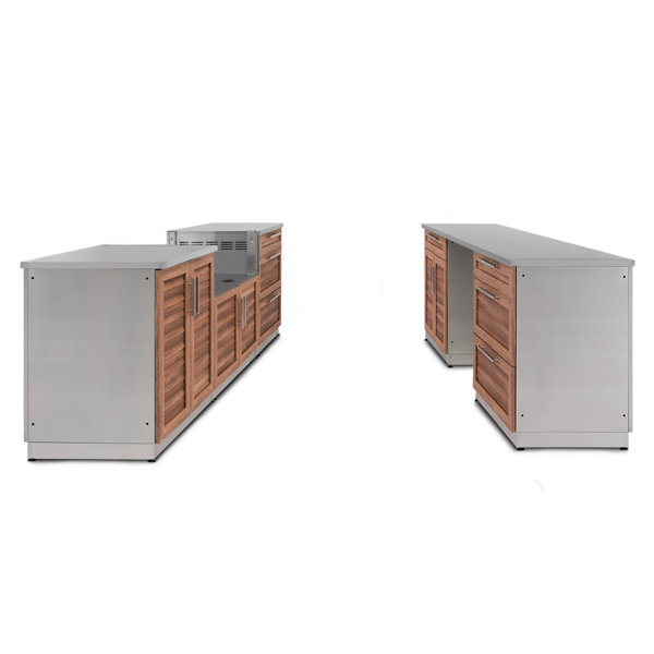 NewAge Products 192'' 4-Piece Modular Outdoor Kitchen | Wayfair