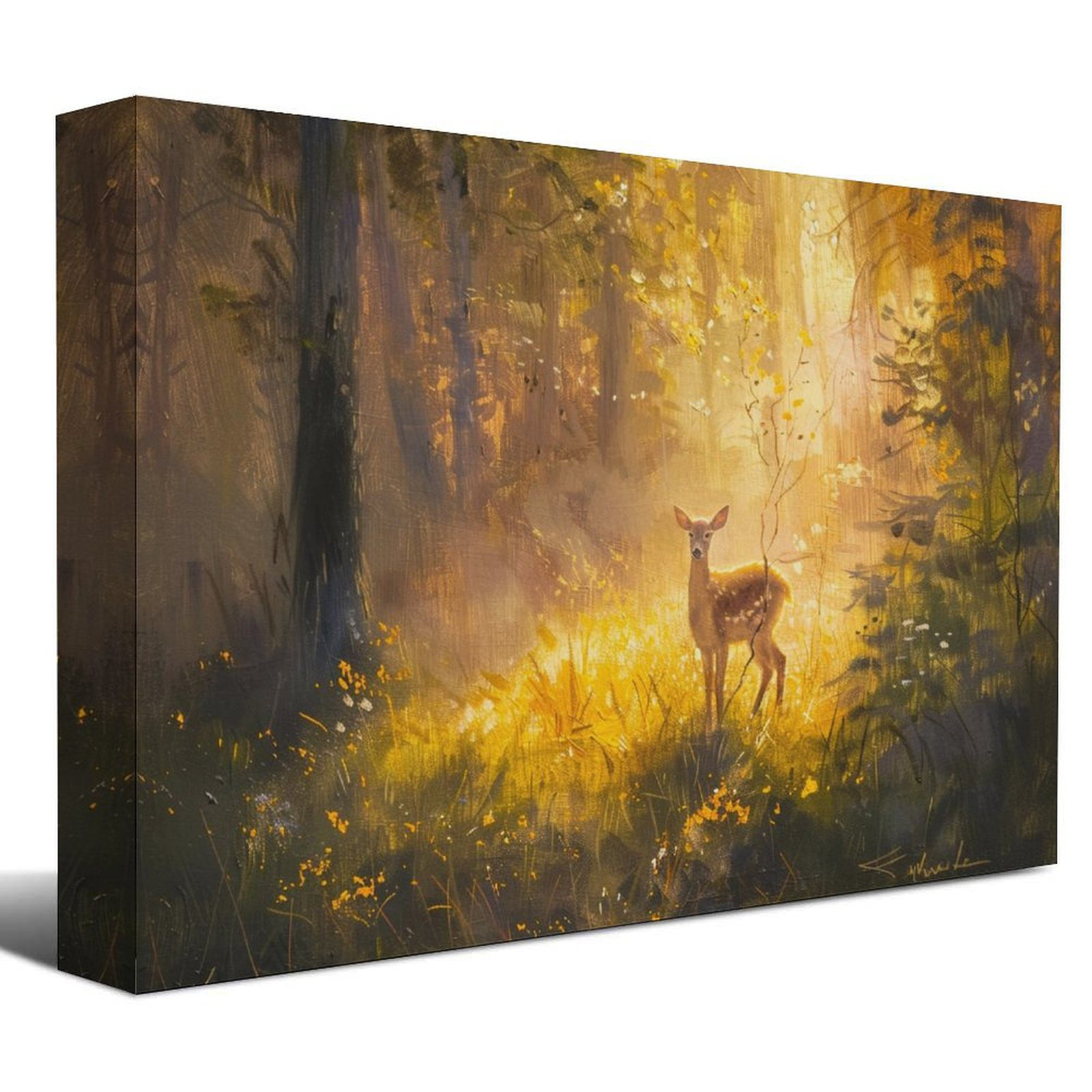 August Grove 8" x 12" Framed Canvas Wall Art with Wood Frame, Ready to ...
