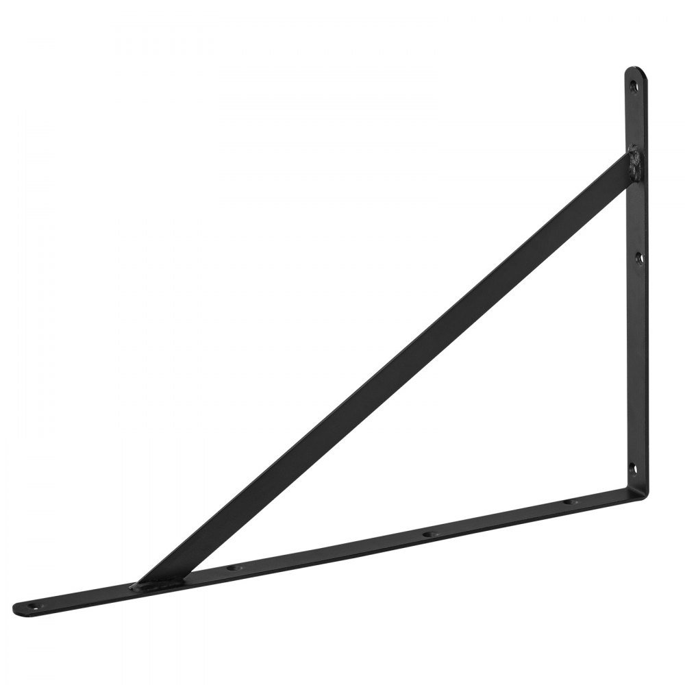 17 Stories Shelf Bracket, 18 x 12 in, Heavy Duty Floating Shelf ...