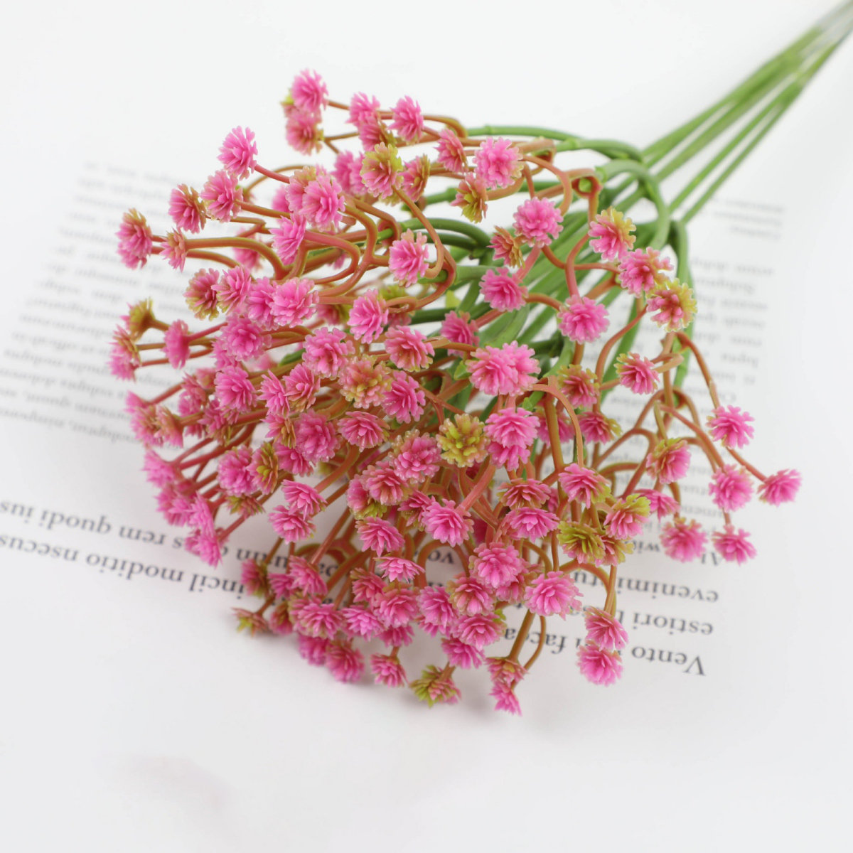 Primrue Artificial Starry Sky Flower Set,108pcs Plastic Table Fake ...