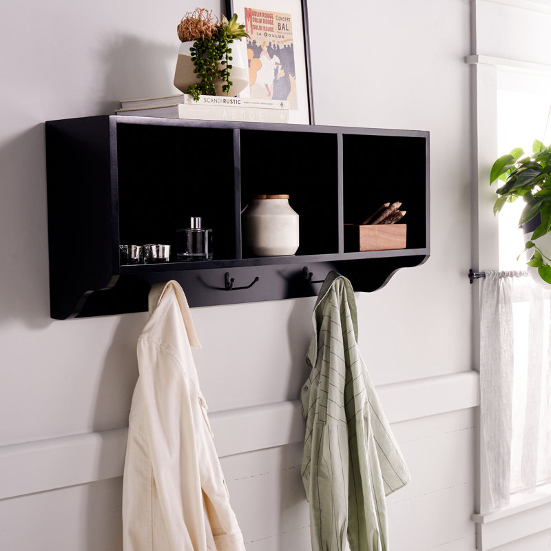Latitude Run® Wall 3 - Hook Wall Mounted Coat Rack & Reviews | Wayfair