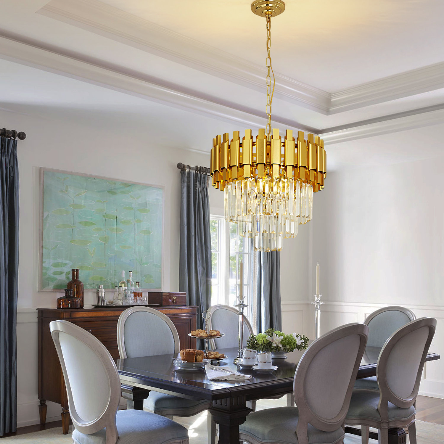 Mercer41 Shamor 4 - Light Chandelier | Wayfair