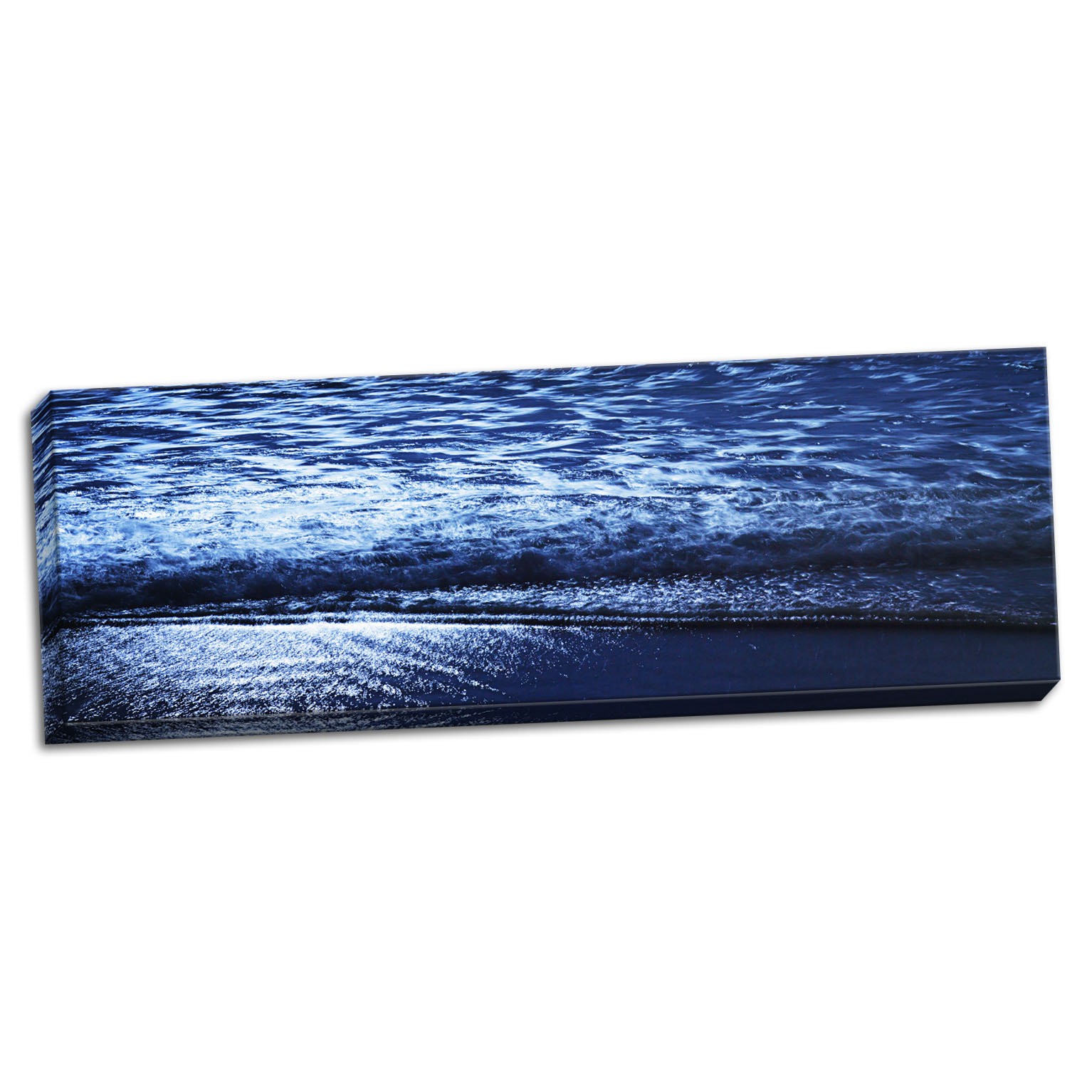 Ebern Designs 'Blue Water I' Photographic Print on Wrapped Canvas | Wayfair