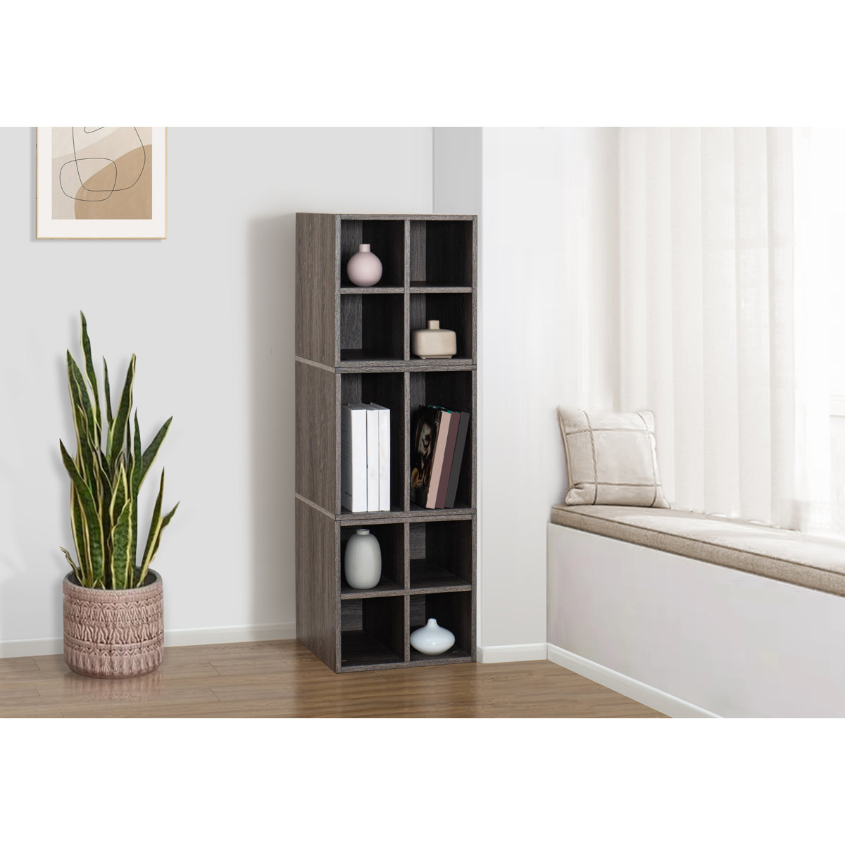 SUNJOY DIY Modular Quub Split Cabinet Set for Bedrooms - Multi ...