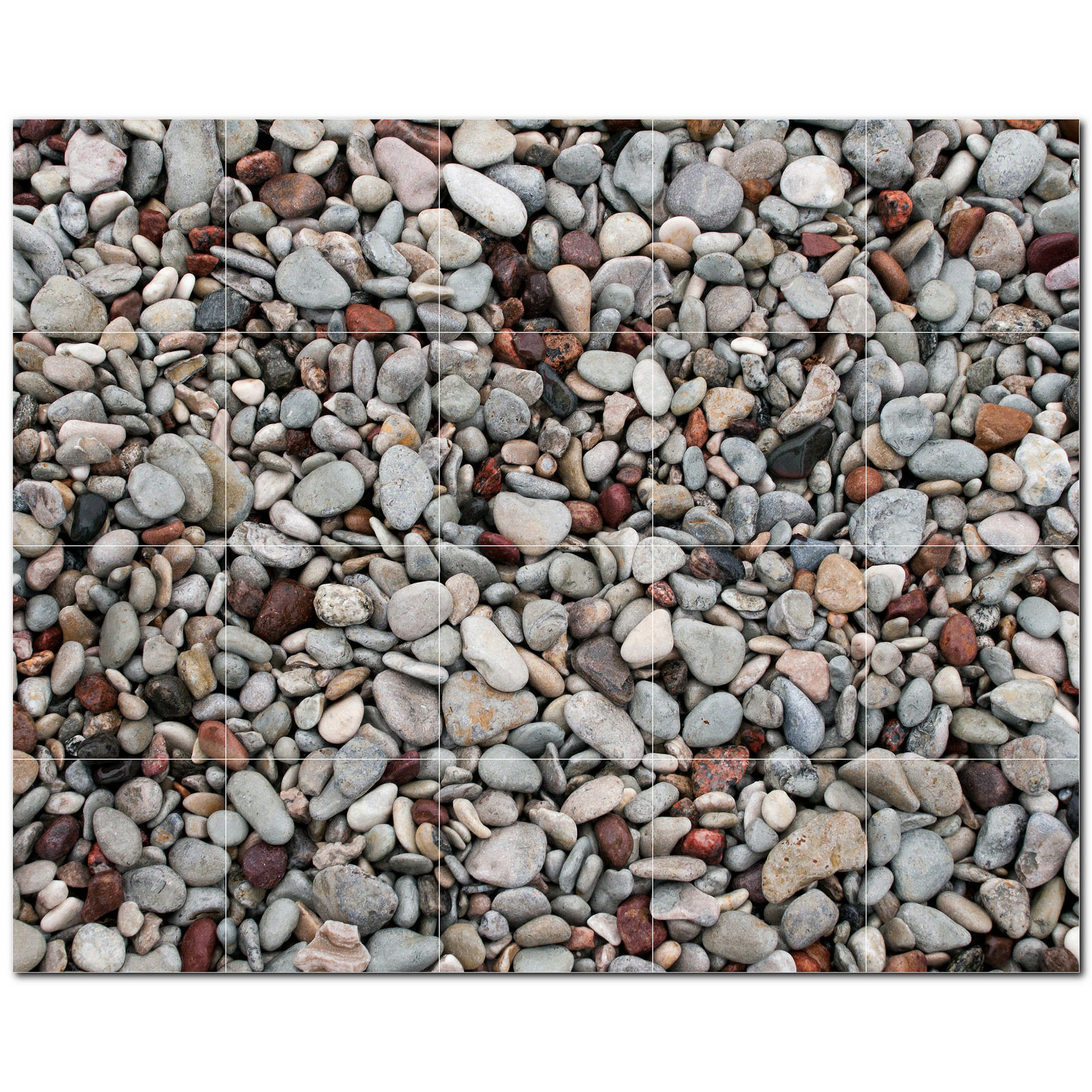 Picture-Tiles.com Rocks Photo 12'' x 12'' Satin Ceramic Decorative ...